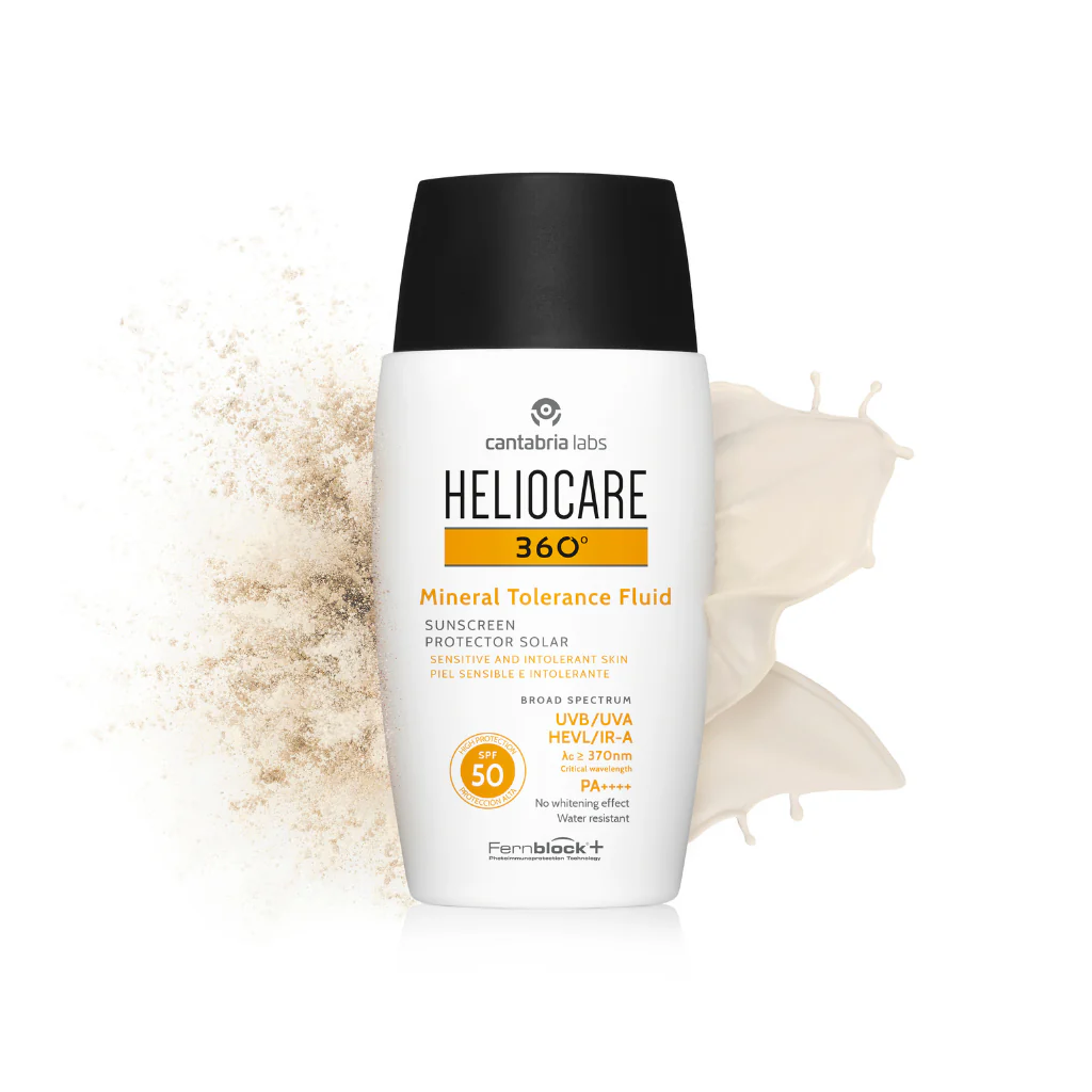 Heliocare 360° Mineral Tolerance Fluid SPF 50 (50ml) – Lotus Skin by Dr ...